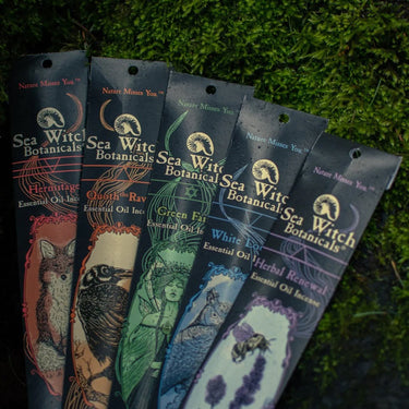 All-Natural Incense Sticks with Essential Oils | Sea Witch Botanicals