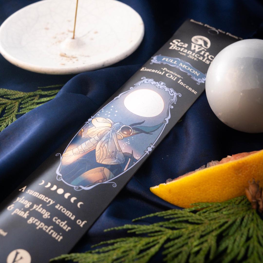 All-Natural Incense Sticks with Essential Oils | Sea Witch Botanicals
